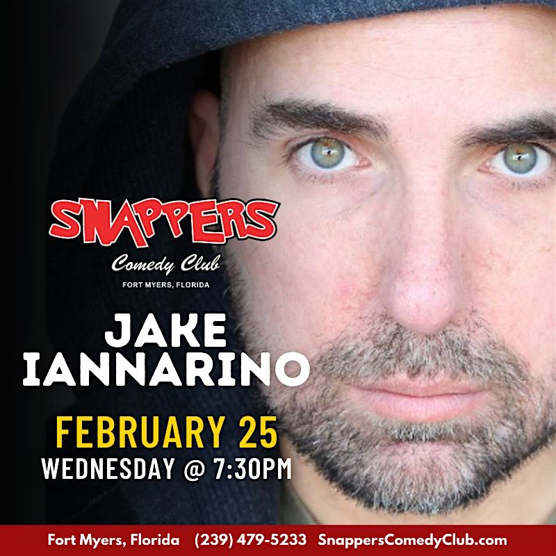 Jake Iannarino Comedy Show at Snappers Comedy Club, Fort Myers on 25th ...