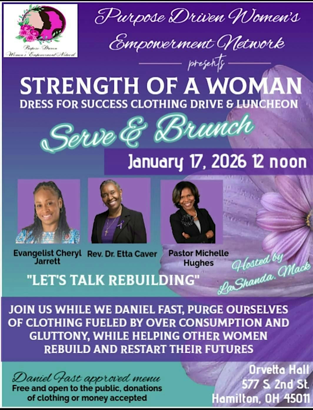 Strength of a Woman Clothing Donation Drive & Luncheon at Christ Temple ...
