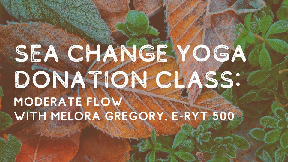 Sea Change Yoga Donation Class: Moderate flow with Melora Gregory, E-RYT 500 at Bridge Studio at ...