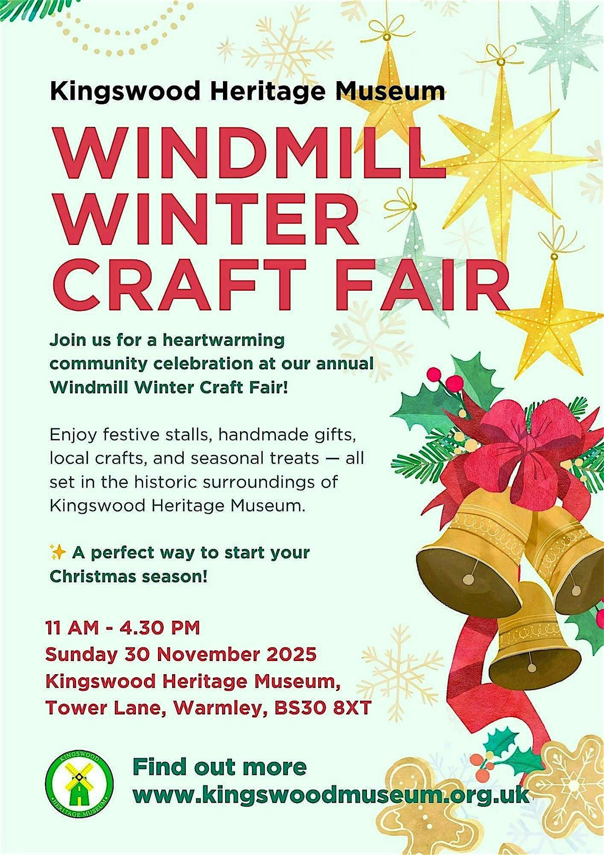Windmill Winter Craft Fair at the Kingswood Heritage Museum at ...